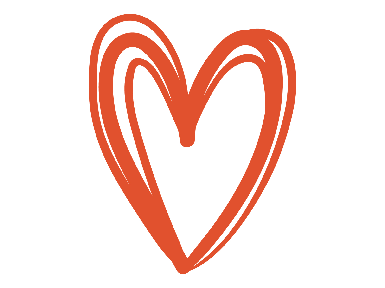 Heart Drawing Hand Drawn Design Vinyl Decal Car Sticker | eBay