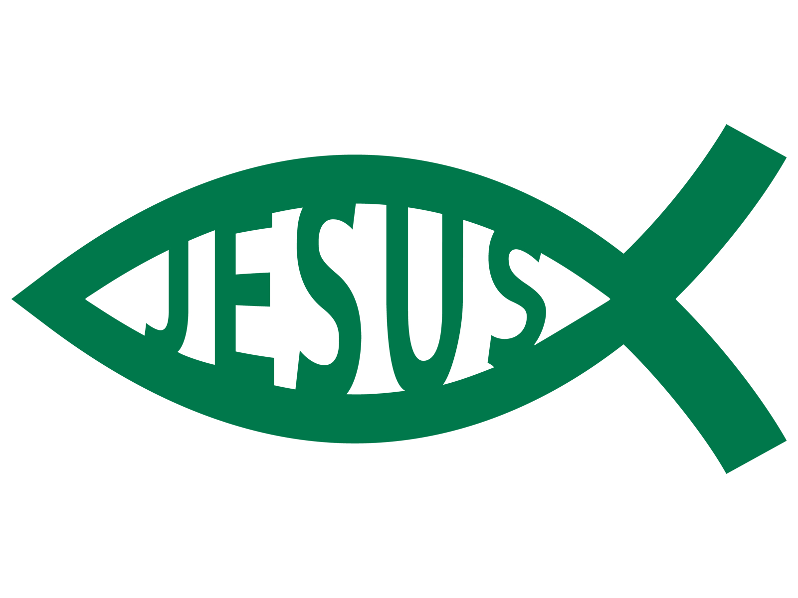 Jesus Fish Ichthys Christ Ichthus Symbol Vinyl Decal Sticker | eBay