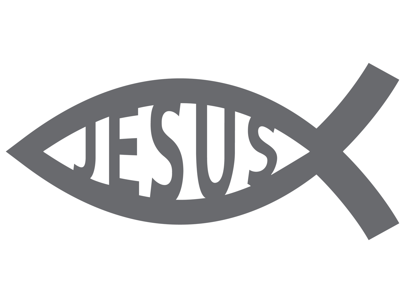 Jesus Fish Ichthys Christ Ichthus Symbol Vinyl Decal Sticker | eBay